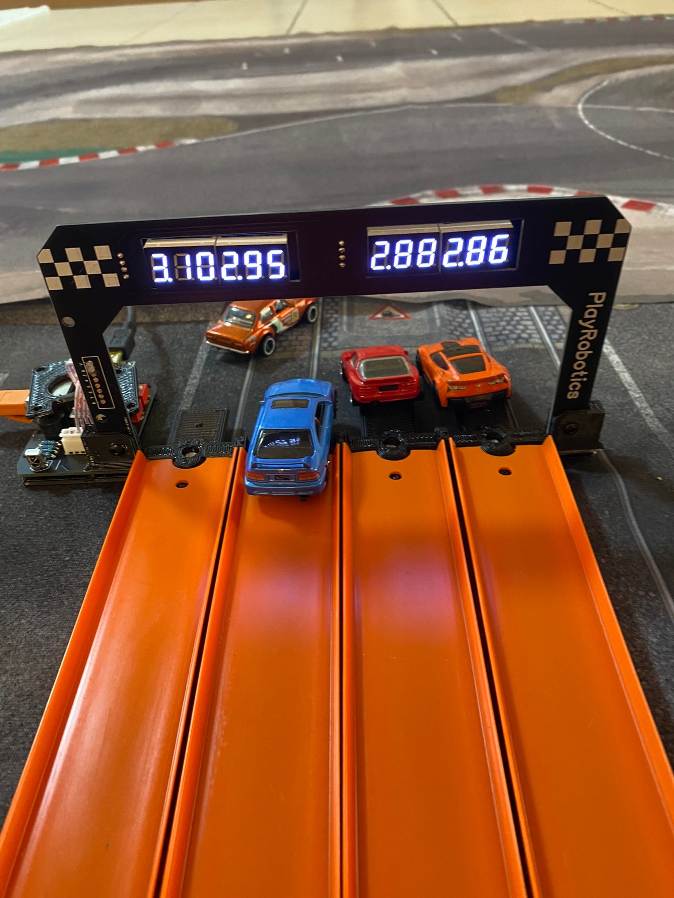 4 Lane Drag Racing Timing System – PlayRobotics